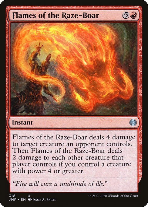 Flames of the Raze-Boar - STAXX Cards & Hobbies