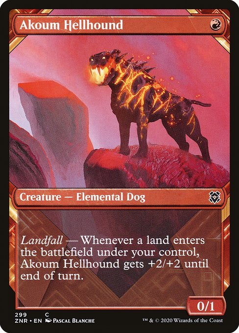 Akoum Hellhound - STAXX Cards & Hobbies