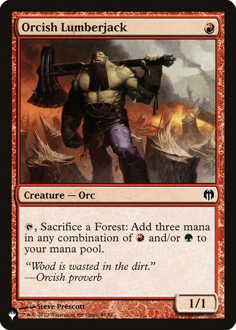 Orcish Lumberjack - STAXX Cards & Hobbies