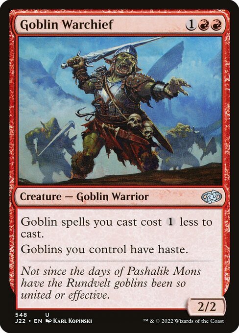 Goblin Warchief - STAXX Cards & Hobbies